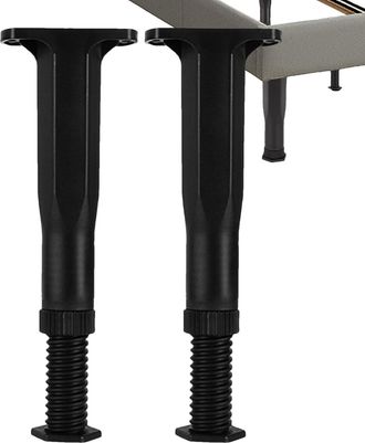 Generic Bettrahmen Mittelst&uuml;tze, St&uuml;tzbeine - Verstellbare Bettbeine Stabile Bettrahmenf&uuml;&szlig;e, 2 St&uuml;ck Passende Rahmenhalterungen, Bettrahmenbeschl&auml;ge Tragende 