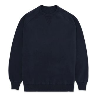 Fortela Homme, Sweatshirts et sweats &agrave; capuche, Bleu, Taille: S Harvard Fleece Jersey Raglan SweaT-shirt