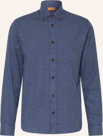 Mos Mosh Mos Mosh Gallery Flanellhemd Mmgmarco Comfort Fit blau