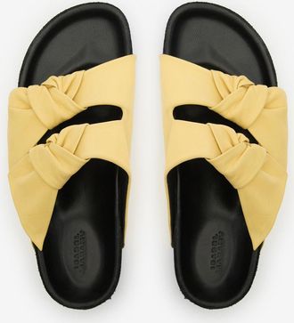 Isabel Marant Sandales Lennyo Bow - Femme - Butter - Taille 36 - Isabel Marant