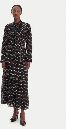 Michael Kors Hemdkleid MR68394K9J Schwarz A-Line Fit