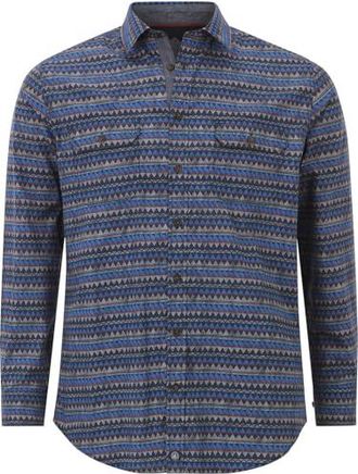 Jan Vanderstorm Homme Chemise Haljorn Bleu, 3XL (XXXL) - 47/48