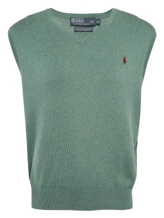 Ralph Lauren d&eacute;bardeur &agrave; col v - Vert