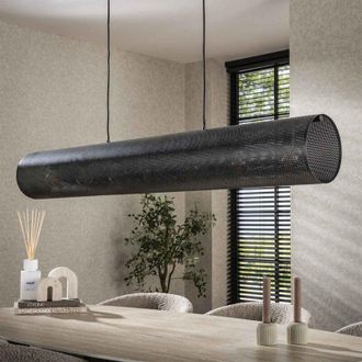 M&S Collection M&s - Suspension cylindre 145x20x150 cm en m&eacute;tal maill&eacute; - flenzo