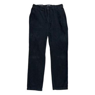 Lyle & Scott Homme, Pantalons, Noir, Taille: W33 Ribbed Pantalons