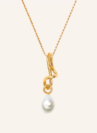 Missoma Missoma Kette Knot Pearl Drop By Glambou gold