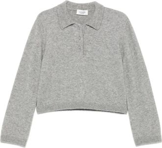 Laneus polo à boutonnière - Gris