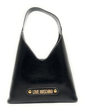 Moschino Sac femme Love shopper &agrave; bandouli&egrave;re en cuir synth&eacute;tique noir BS26MO19 JC4131PP1OLH0000 Taille du sac: Moyenne