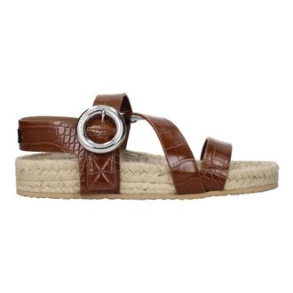Stella McCartney Gaia Flat Sandalen - - Shoes - Damen - Braun - 36 EU