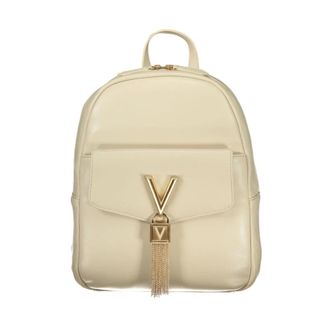Mario Valentino Femme, Sacs, Beige, Taille: ONE Size Sac &agrave; dos en polyur&eacute;thane