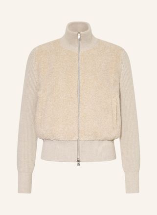 Herno Herno Strickjacke Im Materialmix beige