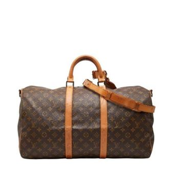 Louis Vuitton unisex, Pre-owned, Brun, Taille: ONE Size Sac Week-end en Toile Pre-owned