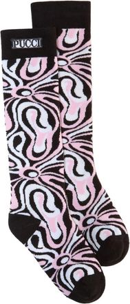 Pucci Socken aus Marmo-Jacquard - Rosa