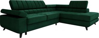 Mirjan24 Ecksofa Kaspro Premium, Eckcouch mit Schlaffunktion und Bettkasten, Polstersofa, L-Form Sofa, Couch, Wohnlandschaft, Polstergarnitur, Bettsofa, Polste