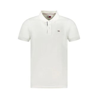 Tommy Hilfiger Weies Baumwoll-Poloshirt fr Mnner - - Tops - Herren - Wei&szlig; - M