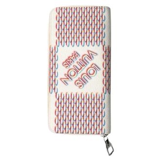 Louis Vuitton Pre-owned Zippy Wallet Vertical Damier Spray Long Wallet - - Pre-owned - Damen - Wei&szlig; - ONE SIZE