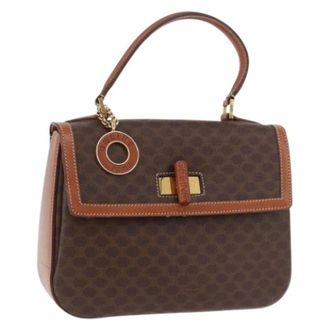 Celine Pre-owned Sac &agrave; main vintage Macadam - Femme - Pre-owned - Brun - Taille: ONE Size