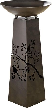 Gilde Schalenst&auml;nder Vogelzweig Dunkelbraun, bestehend aus St&auml;nder + Schale H: 102 cm &Oslash; 50 cm 68849