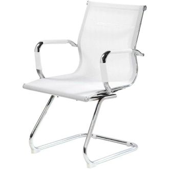 Serena B&uuml;rostuhl Maitland, Wartezimmerst&uuml;hle mit Armlehnen, Ergonomischer Wartezimmerstuhl, Cm 62x54h89, Wei&szlig;