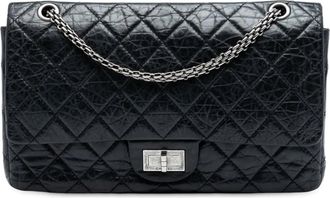 Chanel Hobo Bags - Reissue 2.55 Aged Calfskin Double Flap 227 - Gr. unisize - in Schwarz - f&uuml;r Damen
