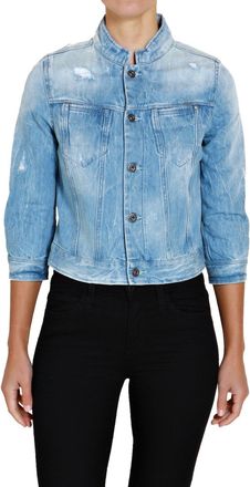 G-Star Damen Jeansjacke Gr. 38 EU (Herstellergr&ouml;&szlig;e: M), Blau (Lt Aged Destroy)