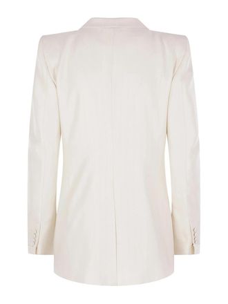 Tom Ford Knielanger Mantel - Wei&szlig;