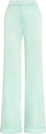 Genny Femme, Pantalons, Vert, Taille: 42 FR Wide Pantalons