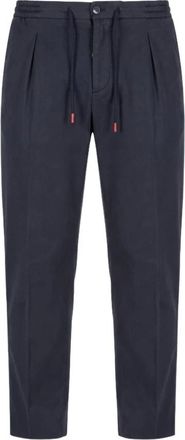 Kiton Pantalon Up1lac - Homme - Pantalons - Bleu - Taille: W31