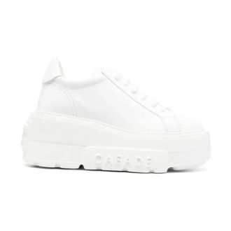 Casadei Femme, Chaussures, Blanc, Taille: 38 EU Nexus Salento Leather Baskets