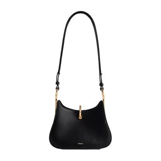 Paco Rabanne Small Ring Leder-Tasche - - Bags - Damen - Schwarzk - ONE SIZE