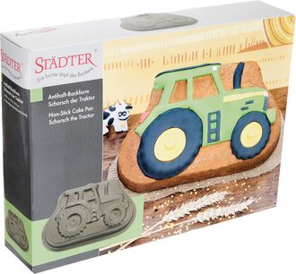 Städter Motivbackform Schorsch der Traktor - hochwertige Antihaftbeschichtung - PFAS frei