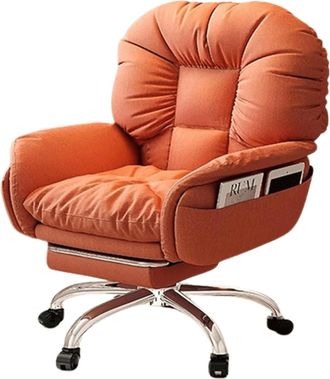 Generic Ergonomischer B&uuml;rostuhl, Schreibtischstuhl mit Schwammpolsterung, Verstellbarer Winkel, doppellagige, verdickte R&uuml;ckenlehne