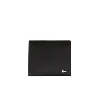 Lacoste Schlanke Geldb&ouml;rse aus italienischem Leder - - Accessories - Herren - Schwarzk - ONE SIZE
