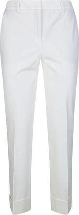 Incotex Femme, Pantalons, Blanc, Taille: 34 FR Nevet Cropped Pantalons