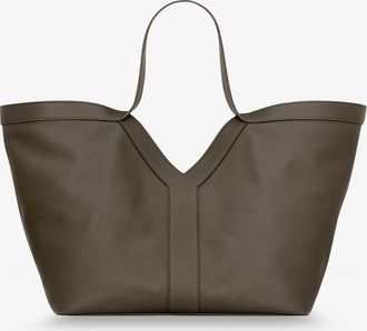 Saint Laurent Tote Y hammered leather shoulder bag - SAINT LAURENT - gender_Woman