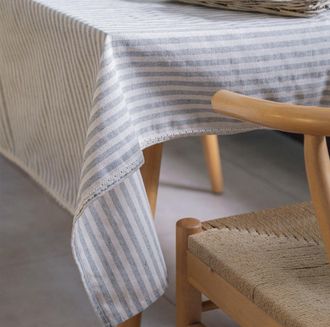 Generic EVIM Tischdecke rechteckig Leinen Baumwolle f&uuml;r K&uuml;che Wohnzimmer Esszimmer Dekoration (Gr&ouml;&szlig;e w&auml;hlbar) (160x160)