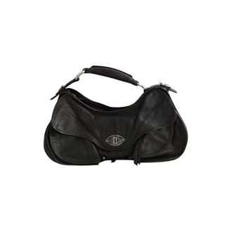 Costume National Sac port&eacute; &eacute;paule en cuir noir