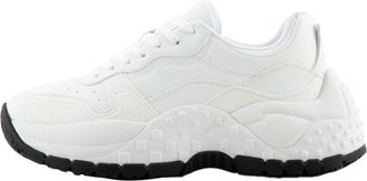 A|X Armani Exchange Damen Vedder, Subtle Logo Sneaker, Optical White, 37.5 EU