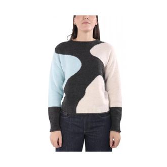 Marella Rundhals-Strickware - - Knitwear - Damen - Mehrfarbig - L