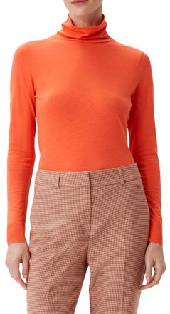 Comma Langarmshirt mit Rollkragen