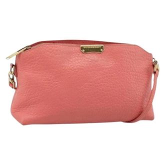 Burberry Sac bandouli&egrave;re vintage doccasion - Femme - Pre-owned - Rose - Taille: ONE Size
