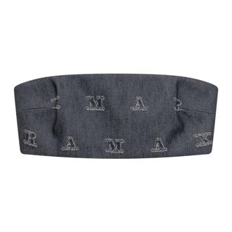 Max Mara &Auml;rmellose Oberteile - - Tops - Damen - Blau - S
