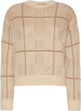 Max Mara Maille col rond - Femme - Pulls - Beige - Taille: 42 FR