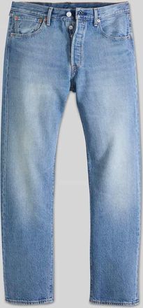 Levi's Straight Fit Jeans aus reiner Baumwolle im 5-Pocket-Design