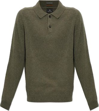Paul Smith Woll-Poloshirt - - Knitwear - Herren - Gr&uuml;n - M