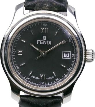 Fendi Montre Pre-owned 210L - Femme - Pre-owned - Noir - Taille: ONE Size