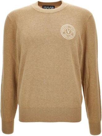 Versace Jeans Couture Homme, Pulls, Brun, Taille: L Maille Ras du Cou