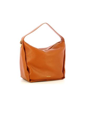Coccinelle Womens Shoulder Bag Brown Cow Leather - Shoulder-Bags