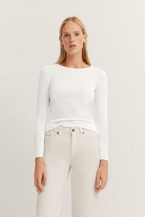 Bugatti Langarmshirt mit Rundhals & langem Arm