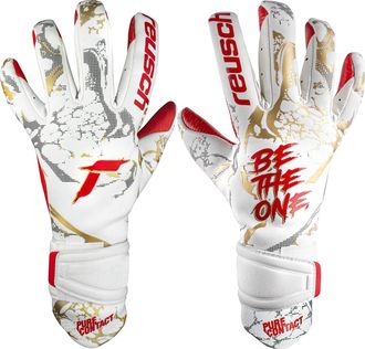 Reusch Torwarthandschuhe Pure Contact Gold X GluePrint mit hervorragendem Grip und Innennaht Schnitt